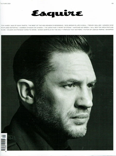 NEW ESQUIRE MAGAZINE TOM HARDY Cover CHARLIZE THERON ADAM DRIVER ANDREW ...