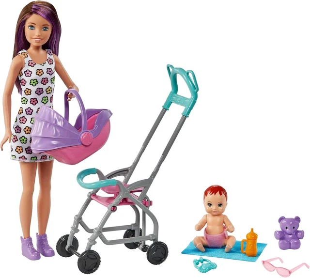 BARBIE SKIPPER BABYSITTERS Inc. Playset with Skipper Babysitter Doll £ ...