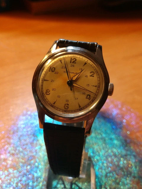 VINTAGE EARLY 1950'S ALL Original Wittnauer Mil. Spec. Korean War Era ...