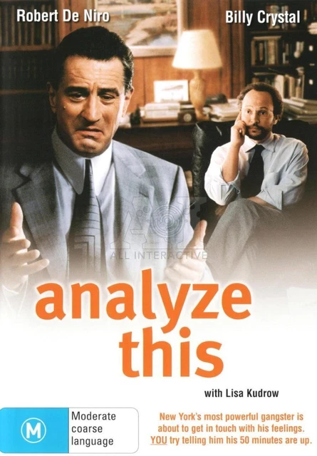 ANALYZE THIS DVD | Robert De Niro, Billy Crystal, Lisa Kudrow | Region 4 $17.75 - PicClick AU
