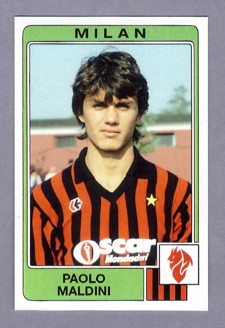 PAOLO MALDINI FIGURINA Calciatori NO Panini 1984 1985 produzione amatoriale EUR 17,99 - PicClick IT
