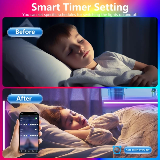 TK99SW LED STRIP Lights 40m, Ultra-Long Bluetooth RGB Smart 40M, Rgb £ ...