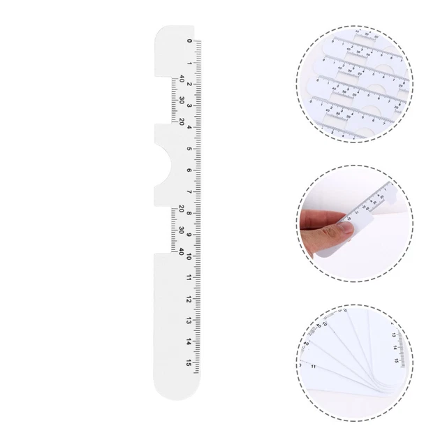 HERRAMIENTA DE PRUEBA ocular de plástico regla óptica escala de ...