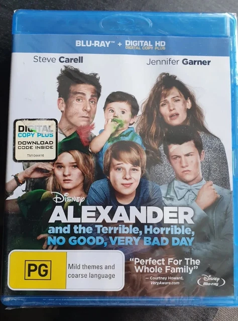 DISNEY-ALEXANDER AND THE Terrible,Horrible,Not Good,Very Bad Day. Blu ...