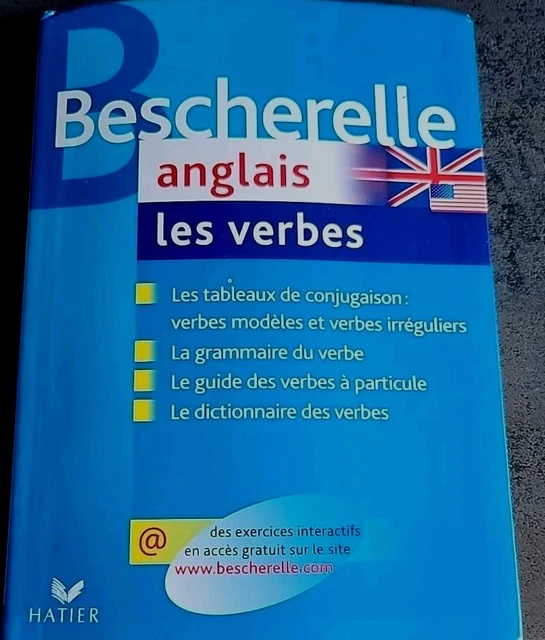 LIVRE BESCHERELLE DICTIONNAIRE Français Anglais les verbes - Grammaire ...