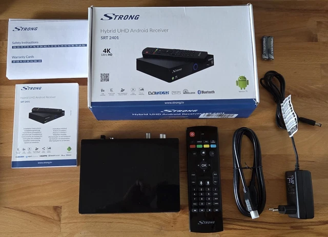 ULTRA HD HYBRID IP Box 4K, UHD Receiver, Android 7.1, IPTV, Fernbed ...