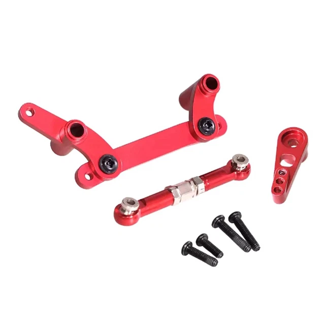 METAL UPGRADED STEERING Components for SCY 1/16 16101 16102 16103 ...
