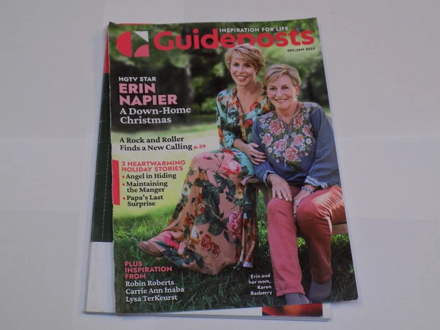 GUIDEPOSTS MAGAZINE DECEMBER 2022 January 2023 Erin Napier Mom Carrie ...