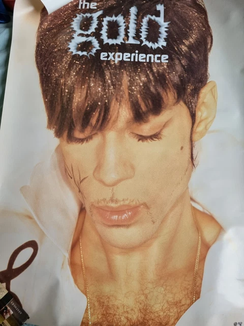 *PRINCE GOLD EXPERIENCE Poster Symbol NPG Store Rare* £59.99 - PicClick UK