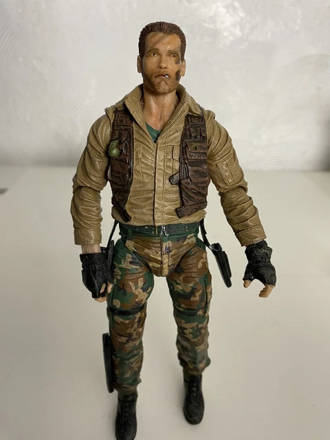 NECA PREDATOR 25TH Anniversary Jungle Extraction Dutch 7 Action Figure ...