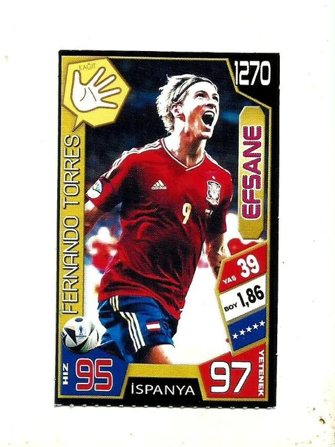 CARTA CALCIO 2024 Futbol Ateşi Legends - Torres - stampata in Turchia ...