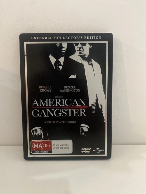 AMERICAN GANGSTER EXTENDED Collector's Edition Steel Case DVD Region 4 ...