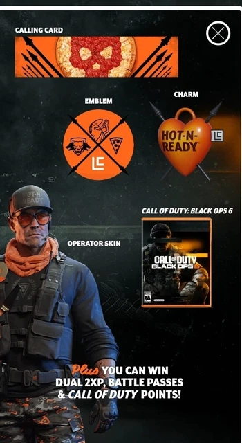CALL OF DUTY Black Ops 6 Bo6 Little Caesars Promo. Region Free. $16.00 ...