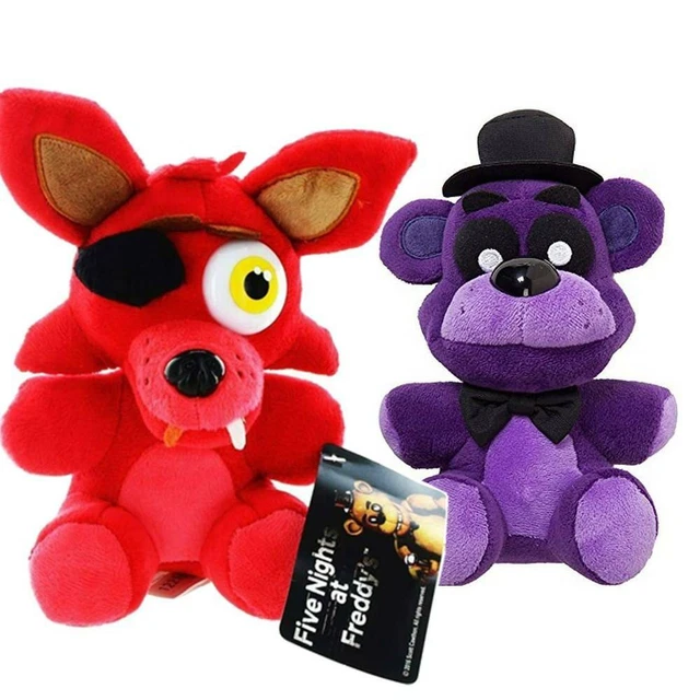 1/2PCS FNAF FIVE Nights At Freddy's Shadow Plush Toy Sanshee Bear Fox ...