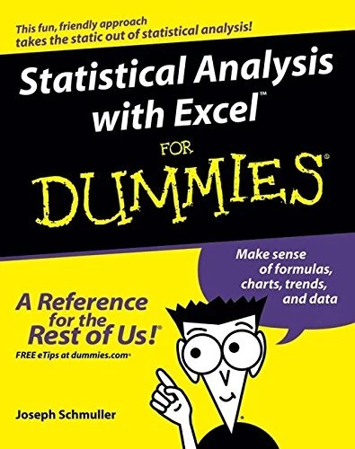 STATISTICAL ANALYSIS WITH Excel For Dummies EUR 3,00 - PicClick IT