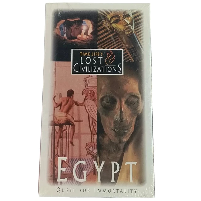 TIME LIFE'S LOST Civilizations VHS 1995 Egypt Quest For Immortality NEW ...