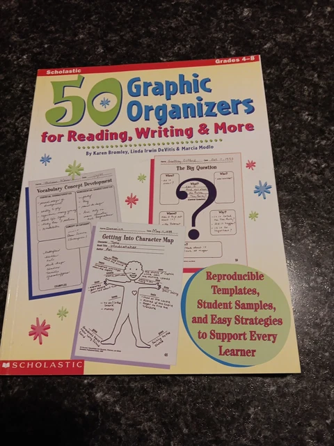 50 GRAPHIC ORGANIZERS for Reading, Writing and More (Paperback or ...