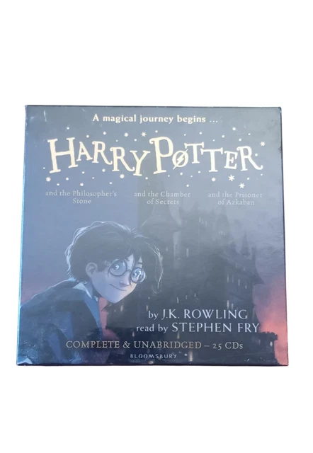 HARRY POTTER AUDIO Books 1-3 Complete & Unabridged 25 CD Set Read By ...