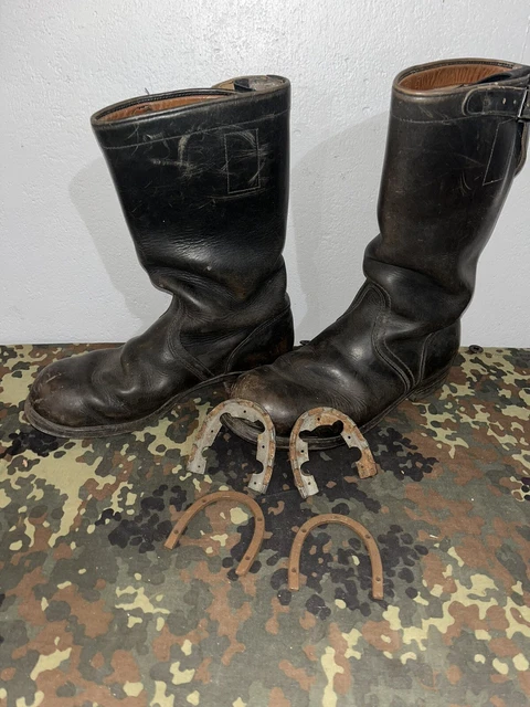 WW2 GERMAN ORIGINAL Uniform Combat Jack Boots Heel Plates Accessories ...