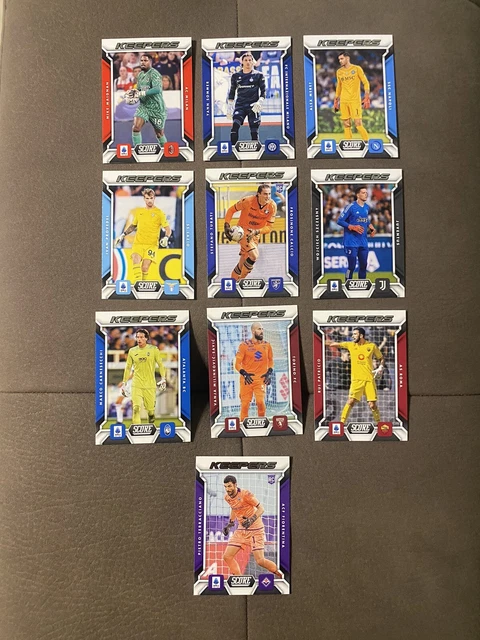PANINI SCORE SERIE A 2023 2024 Card Insert Keepers Completo 1 - 10 EUR ...