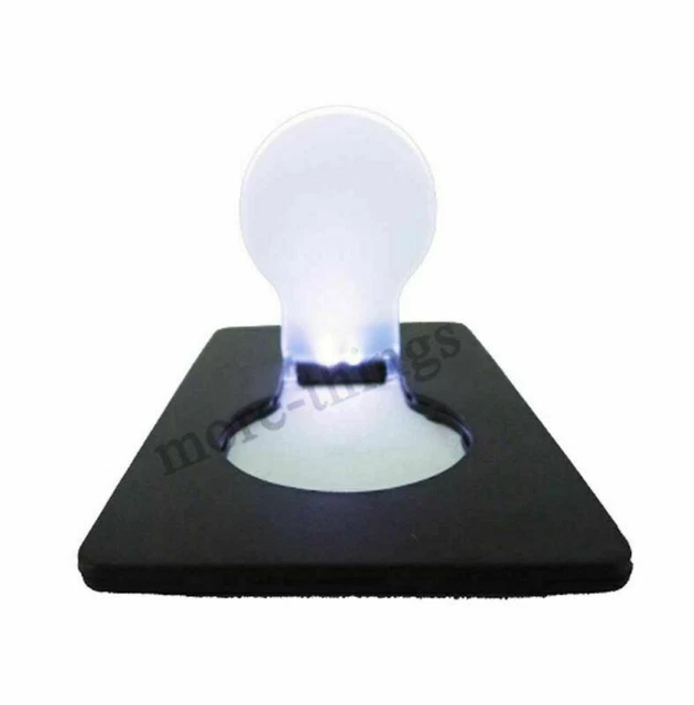 CARTE NOIRE WALLET Pocket Card LED Creative Night Light Lampe lumière ...