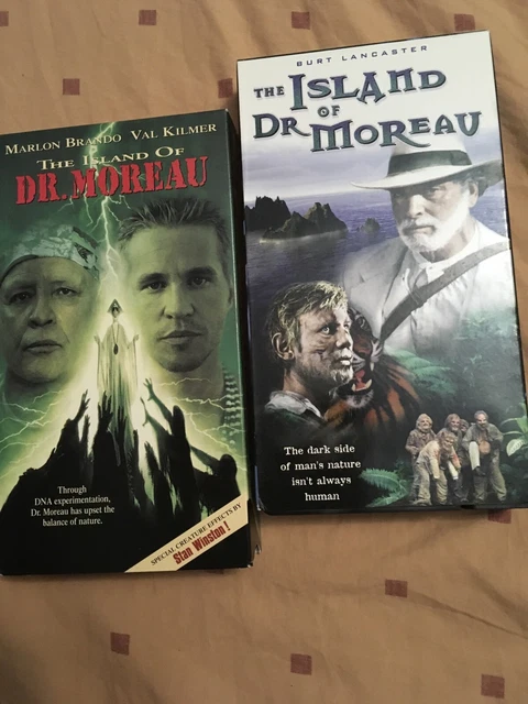 Vhs Lot The Island Of Dr Moreau Burt Lancastermarlon Brando Val