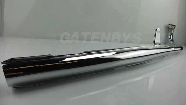NEW FOR YAMAHA FS1E FS1 Exhaust System 1974-1992 FS1-E Chrome Silencer ...