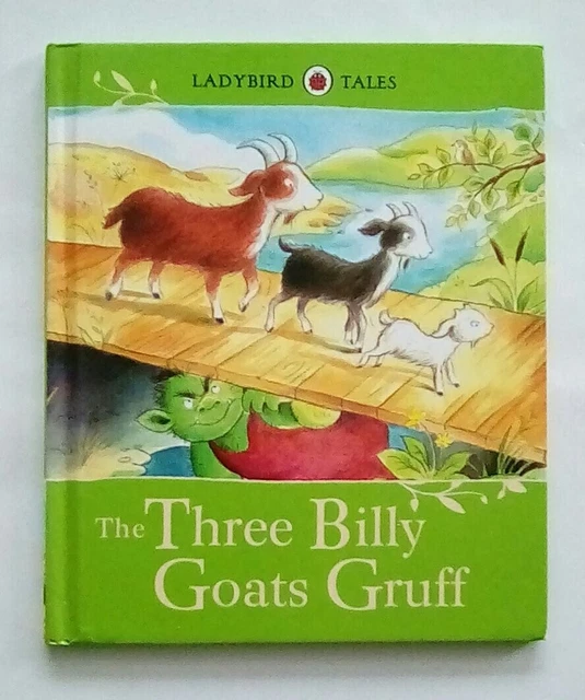 THREE BILLY GOATS Gruff Traditional Tale Fairy Story Book Ladybird ...