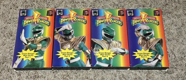 POWER RANGERS GREEN Ranger series vhs lot (4) tapes £19.10 - PicClick UK