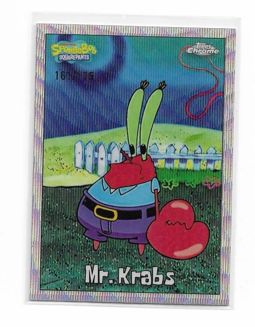 MR. KRABS 2025 Topps Chrome Spongebob Squarepants #28 Silver Wave ...