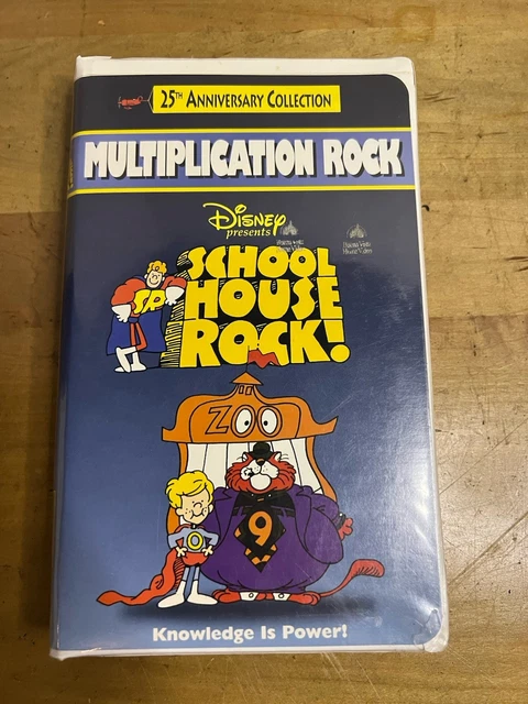 SCHOOLHOUSE ROCK - Multiplication Rock (VHS 1995) Disney 25th ...