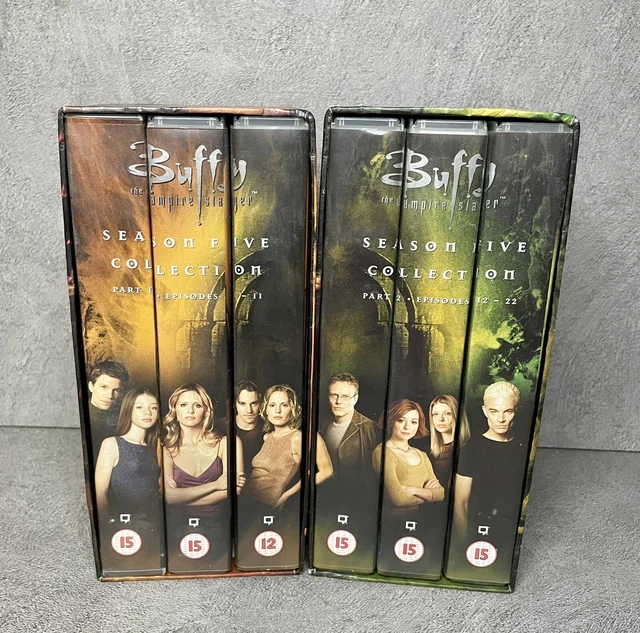 BUFFY THE VAMPIRE Slayer VHS Season 5 Complete Box Set Episodes 1-22 ...