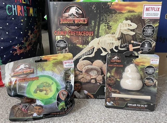 JURASSIC WORLD CAMP Cretaceous Dino Bundle. Jurassic World Dino Dig ...