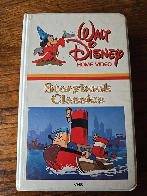 1982 WALT DISNEY Home Video Storybook Classics VHS Vintage White ...