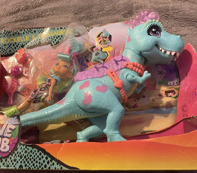 MATTEL CAVE CLUB Rockelle & Tyrasaurus Doll & Figure £20.00 - PicClick UK