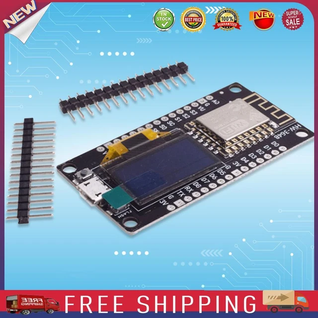 NODEMCU ESP8266 WIRELESS Modules Development Boards CH340G ESP-12E WiFi ...
