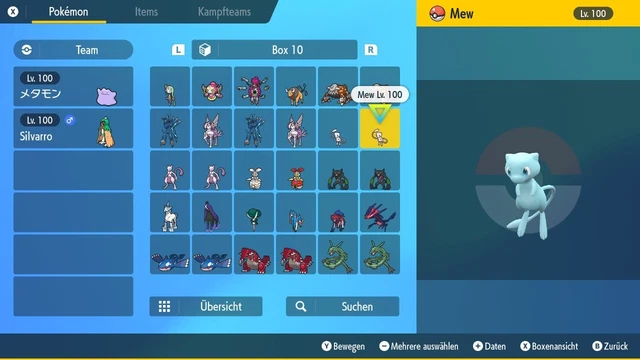 POKÉMON SHINY MEW Pokemon Karmesin Purpur Nintendo Switch EUR 1,00 ...