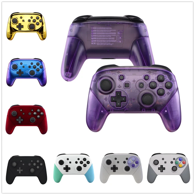 FACEPLATE BACKPLATE HANDLE Grips Shell Case for Nintendo Switch Pro ...