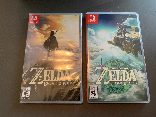 LEGEND OF ZELDA Tears Of The Kingdom And Breath Of The Wild Set Nintendo Switch EUR 88,74 ...