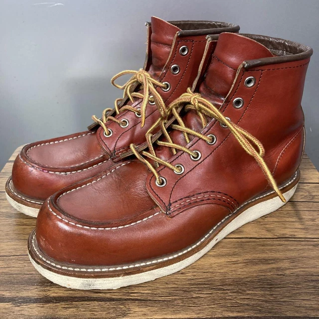 RED WING 8875 Irish Setter Mock Toe Boots Men's US8E Reddish Brown ...