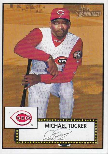 2001 TOPPS HERITAGE Baseball Michael Tucker Cincinnati Reds #136 $1.98 ...