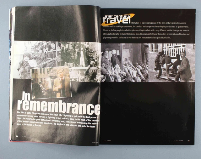 BRITISH AIRWAYS HIGHLIFE Airline Inflight Magazine June 2000 Ba Michael ...