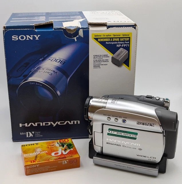 SONY HANDYCAM DCR-HC44E MiniDV Camcorder, Docking Station DCRA-C150 ...