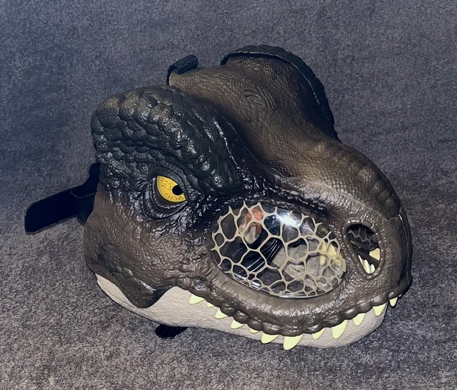 MATTEL JURASSIC WORLD / Park - Electronic Talking Roaring Dinosaur Mask ...