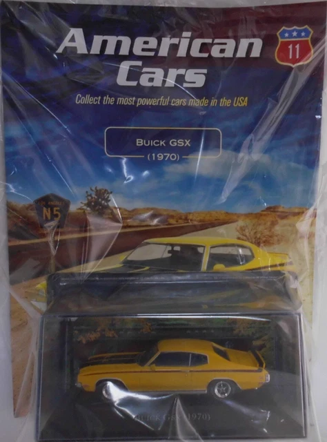 AMERICAN CARS PARTWORK #11 Diecast Model 1:43 Buick GSX (1970) £19.99 ...