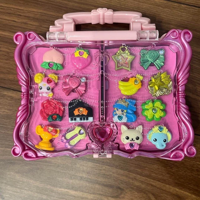 GLITTER FORCE SMILE Precure Toy Set Chest Charm Decor de call set ...