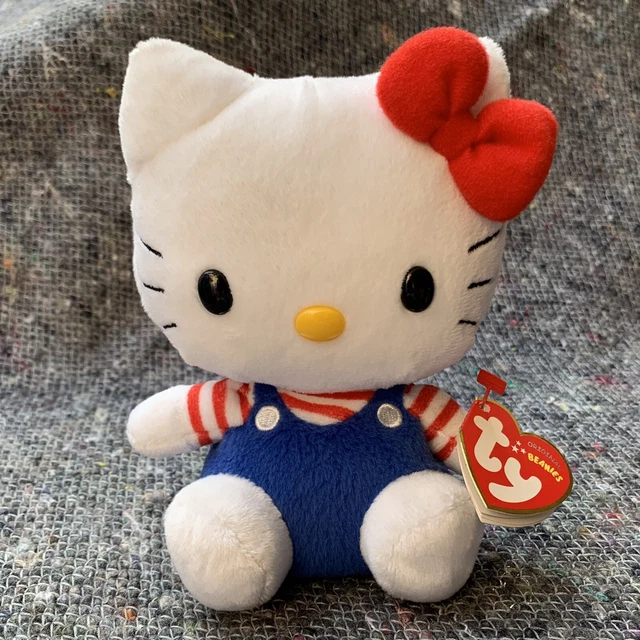 TY ORIGINAL BEANIES Beanie Babies Sanrio Hello Kitty Small Soft Toy ...