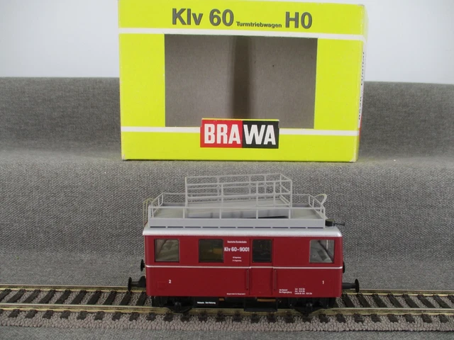 BRAWA AC H0 0526 Turmtriebwagen der DB Klv 60-9001 Digital MM in OVP ...