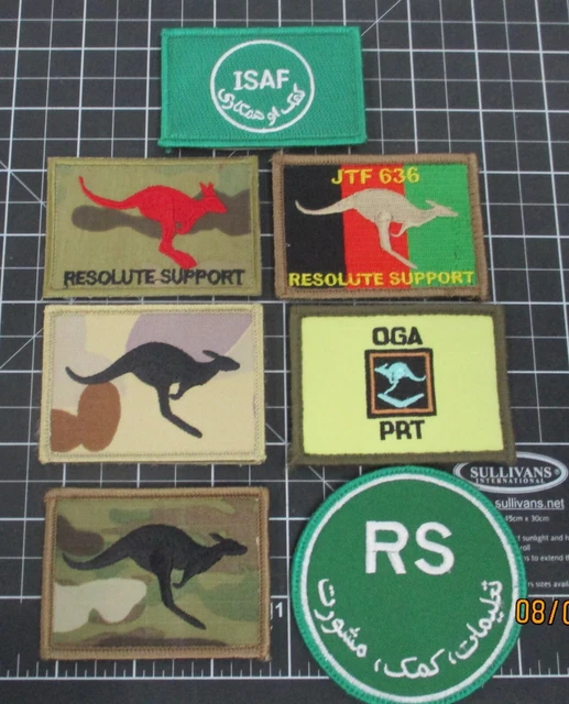 AUSTRALIAN, UNIT SHOULDER Patches / Barracks Shoulder Patches, (lot 4 ...