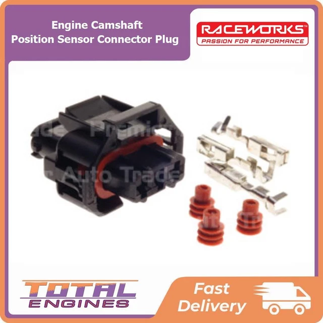 RACEWORKS ENGINE CAMSHAFT Position Sensor Connector Plug fits Opel ...